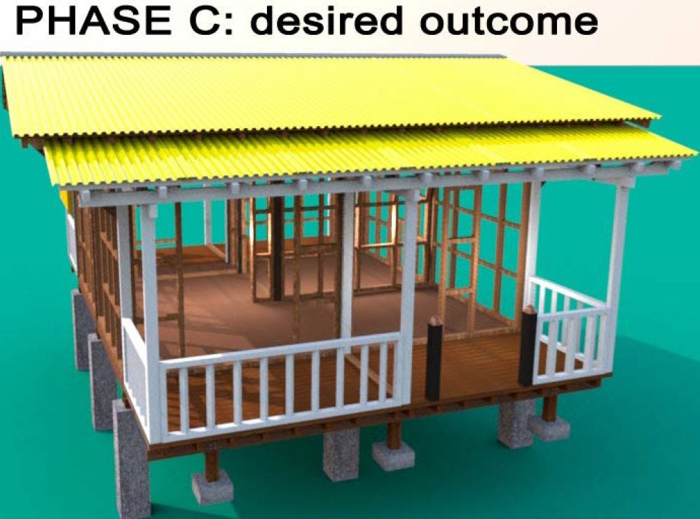 DIY 82-page Manual to Construct a Bahay Kubo Cabin Tiny House Resort Hut Has Architectural ...