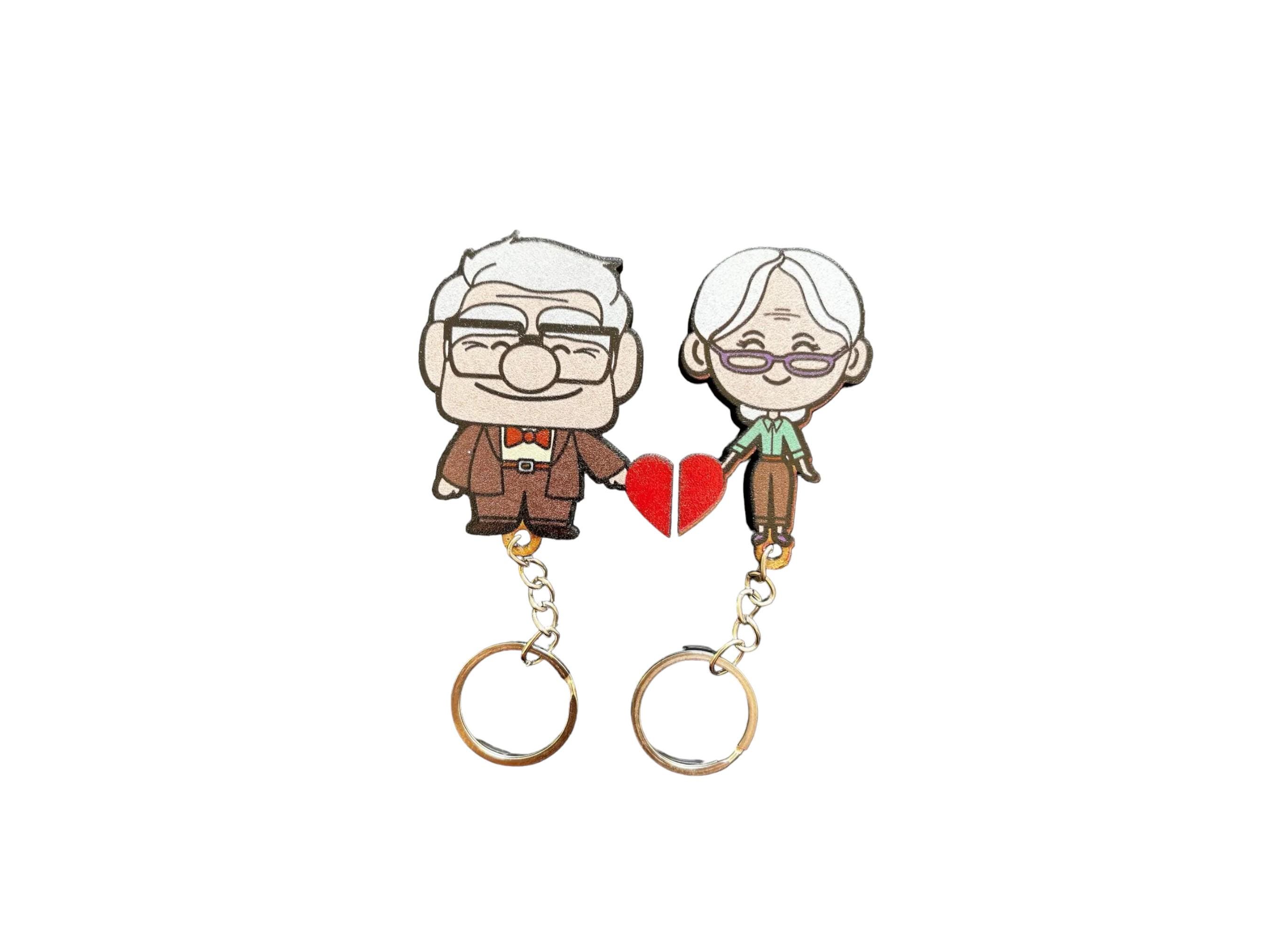 UP Couple Keychain Set - Etsy