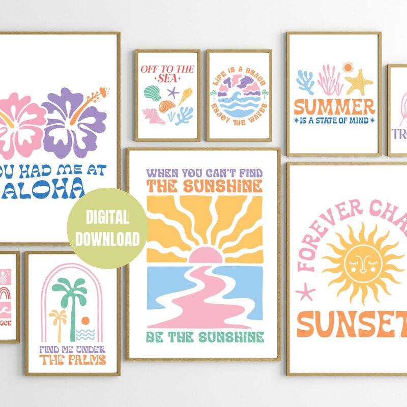 Summer Wall Art - Etsy