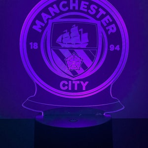 The Manchester City Lamp - Etsy