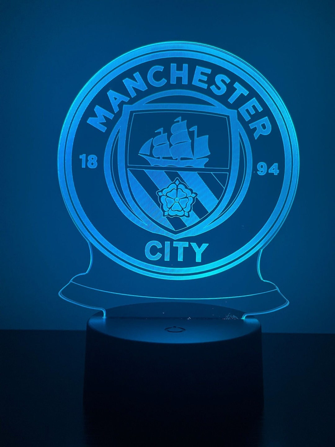 The Manchester City Lamp - Etsy