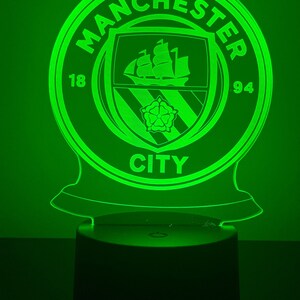 The Manchester City Lamp - Etsy