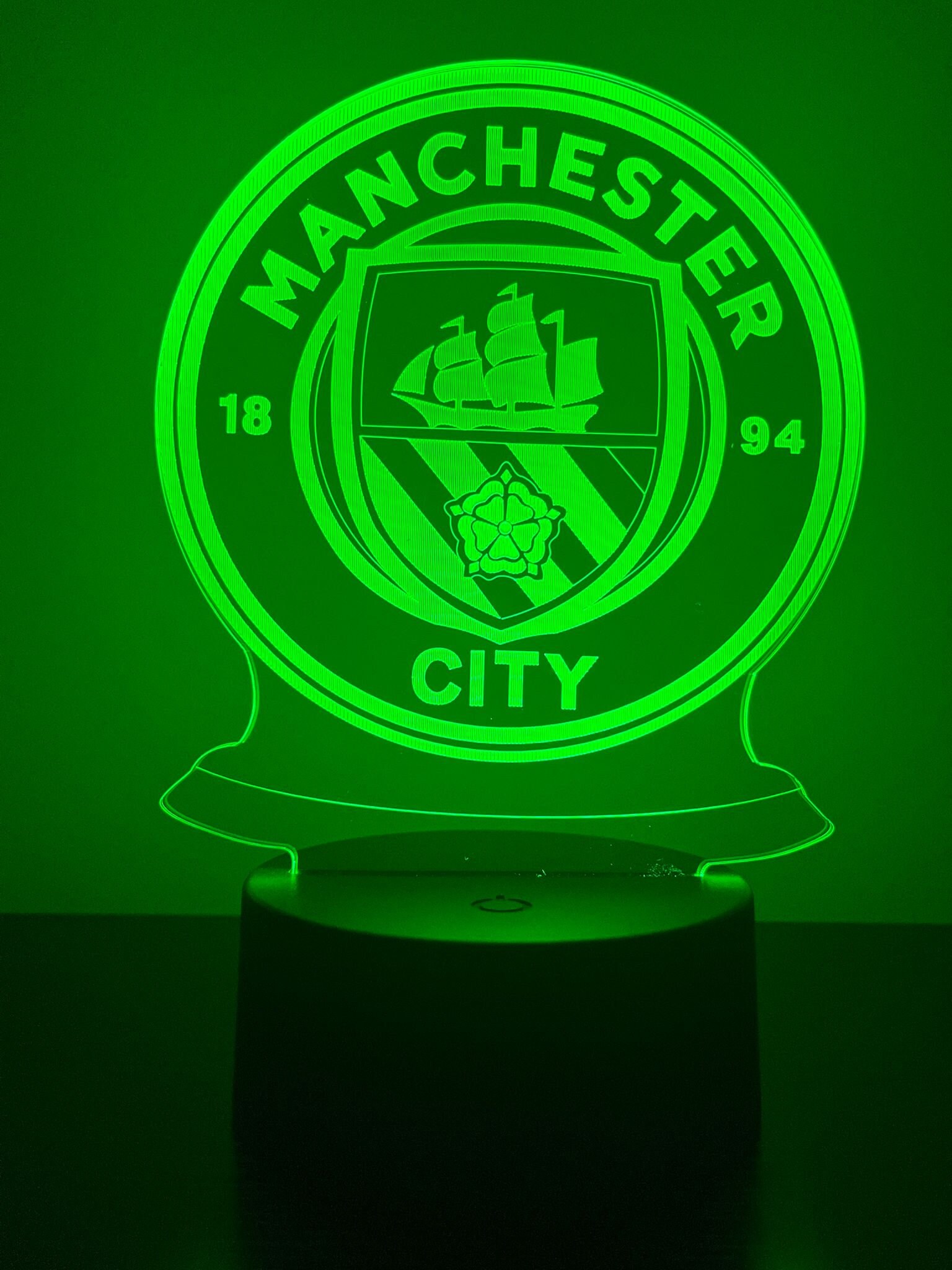 The Manchester City Lamp - Etsy
