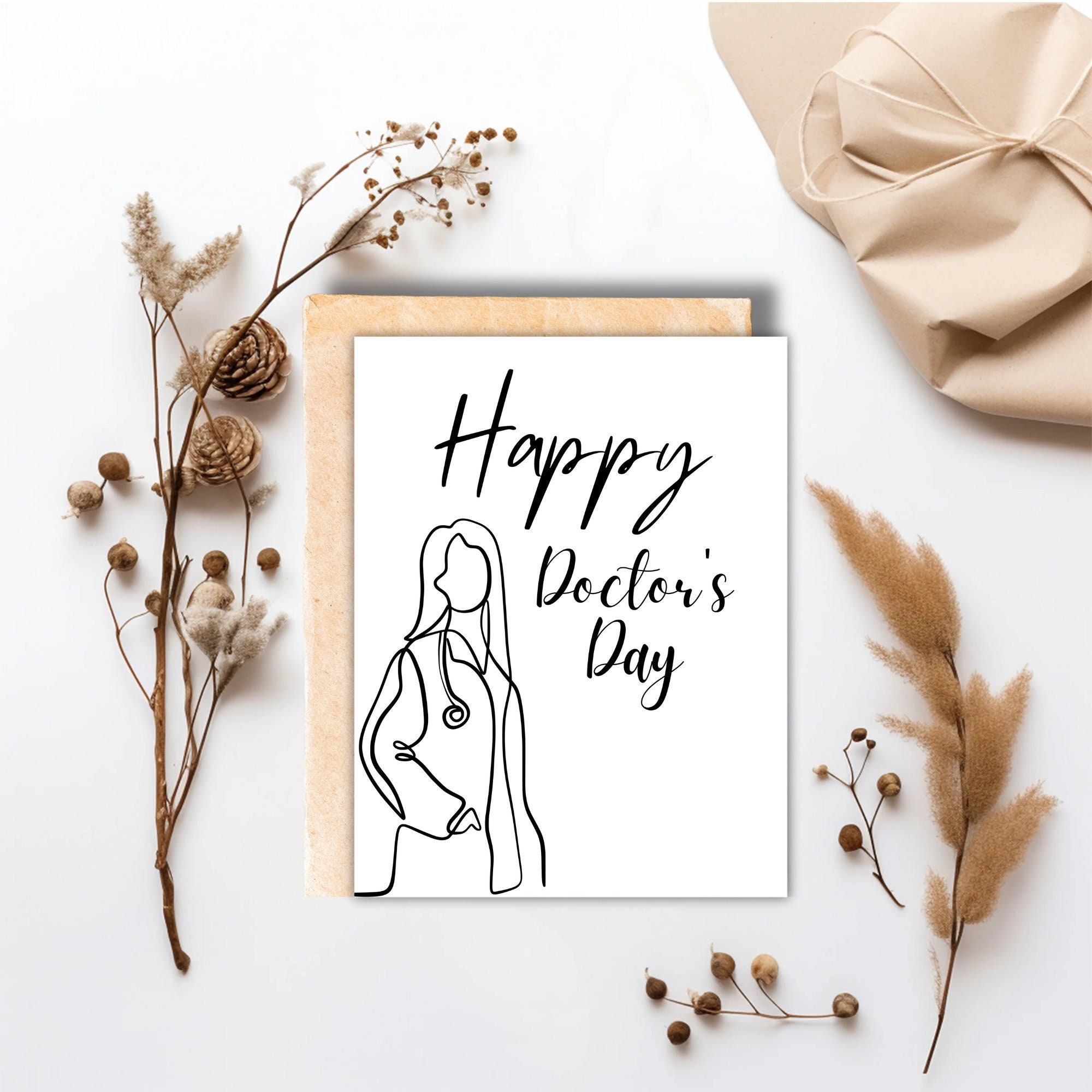 Happy Doctor's Day Card, Instant Download Medical Card, Small Gift for ...