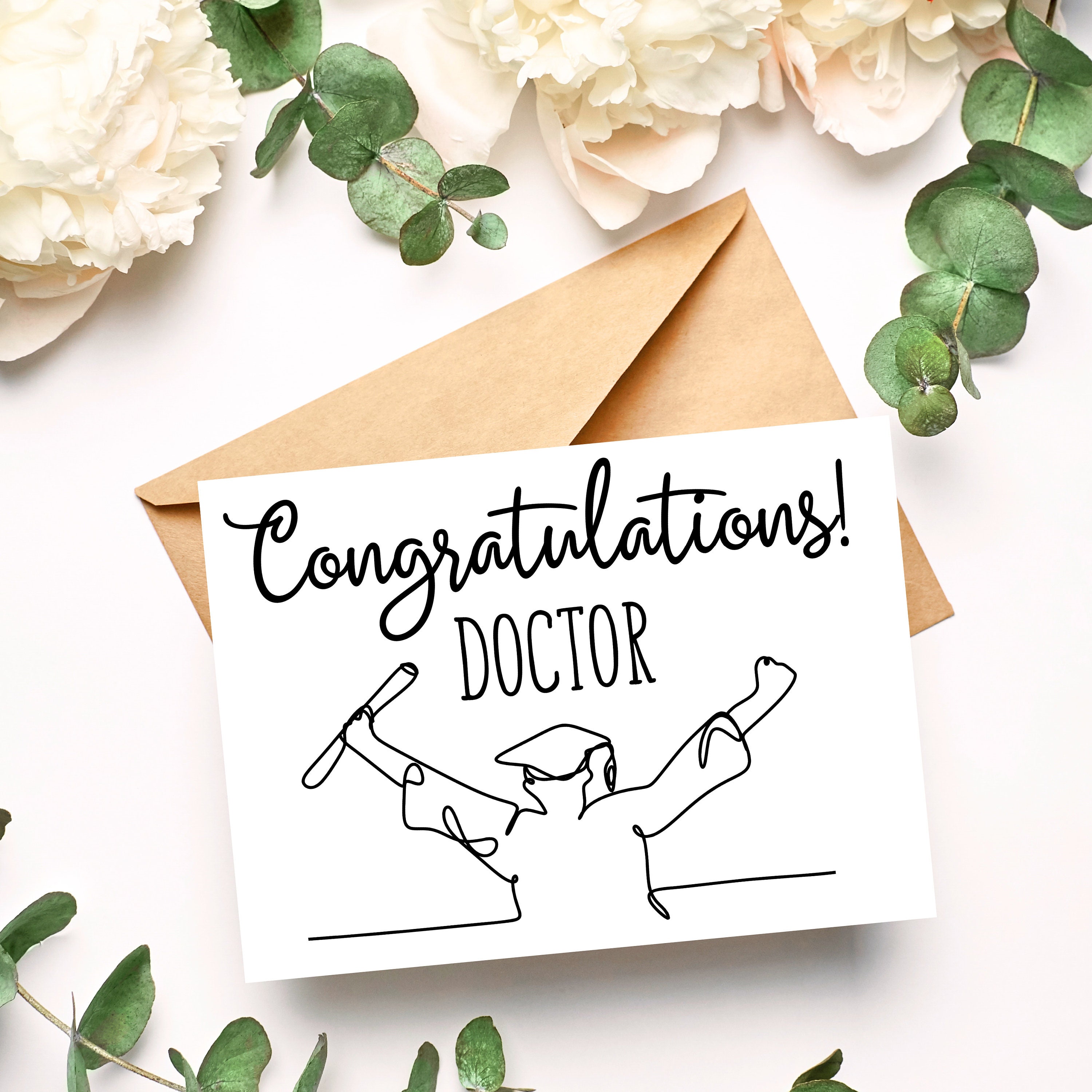 Congratulations Doctor Card Graduation Doctor Gift, Card for Doctor ...