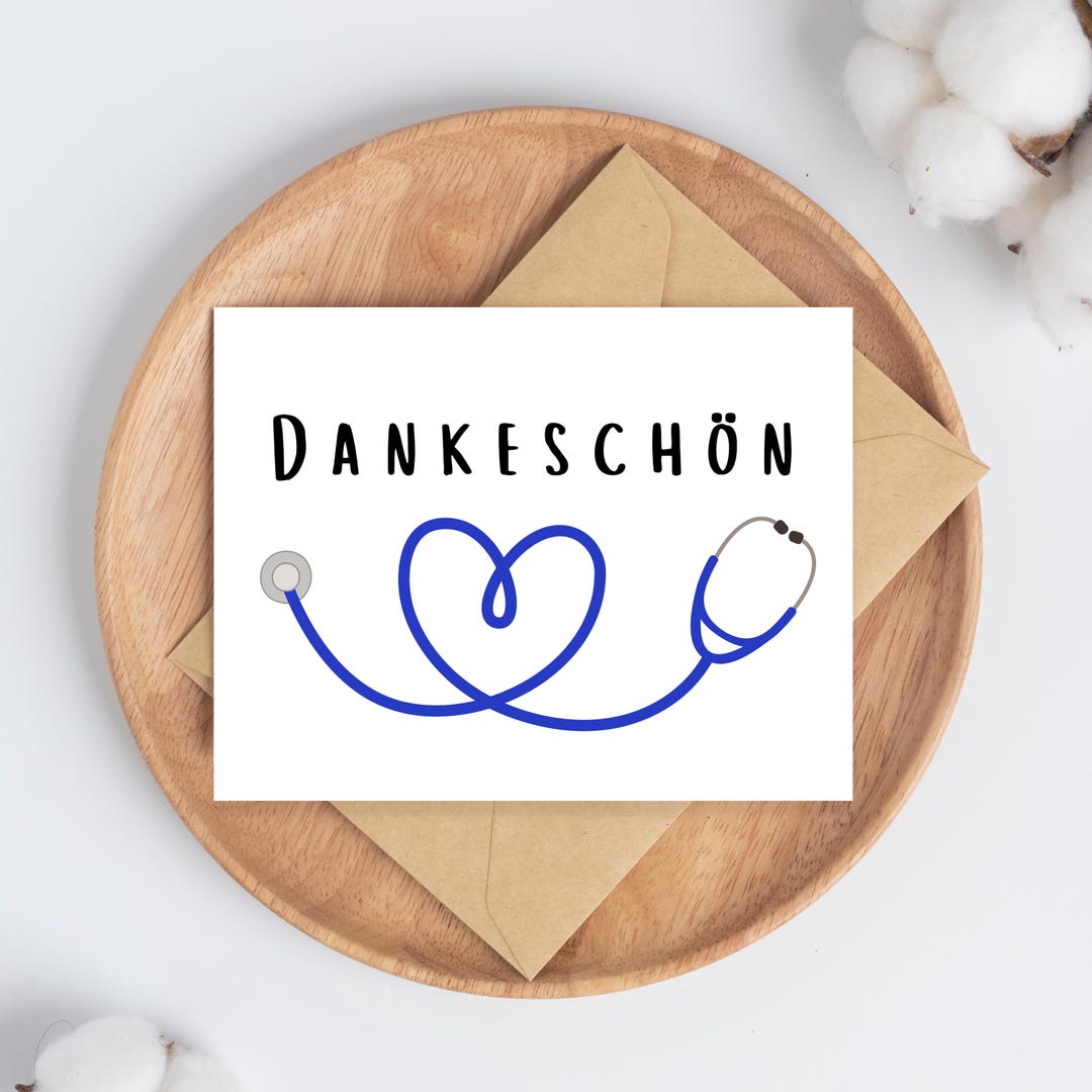 Thank You Card Doctor, Card Nurse, Say Thank You Hospital, Card for ...