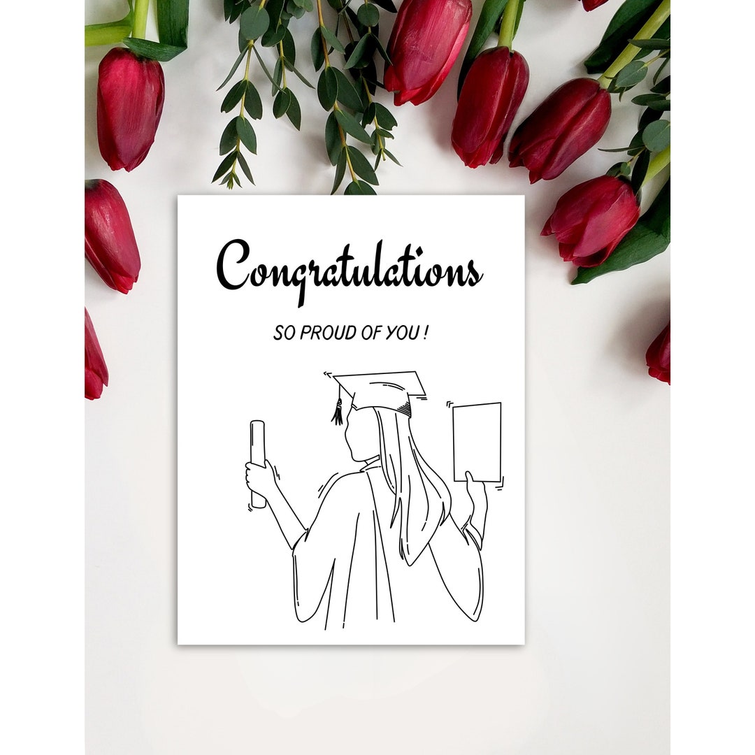 Graduation Card Congratulations, Graduate Card Medicine, Study ...