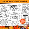 Thanksgiving Christian Coloring Pages Fall Season Bible Worksheets ...