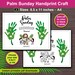 Palm Sunday Handprint Craft: Bible Activity for Kids (digital Download ...