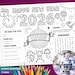 New Year Activity Placemat for Kids. 2026 Printable Christian New Year ...