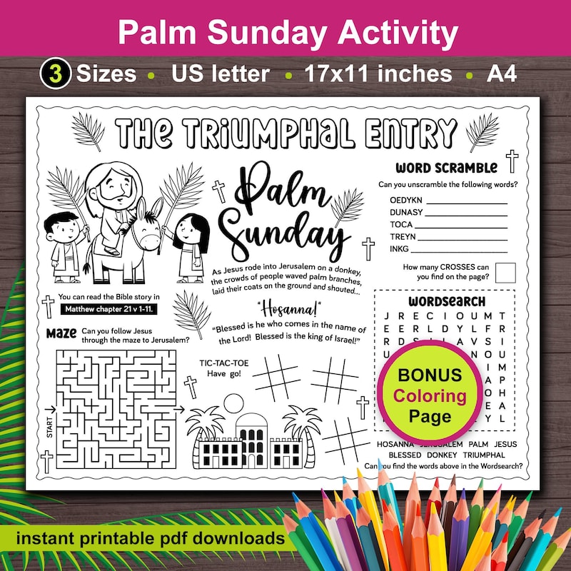 Easter Crafts Palm Sunday - Etsy