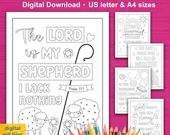 Bible Verse Coloring Page Joshua 24:15 Printable Digital Download ...