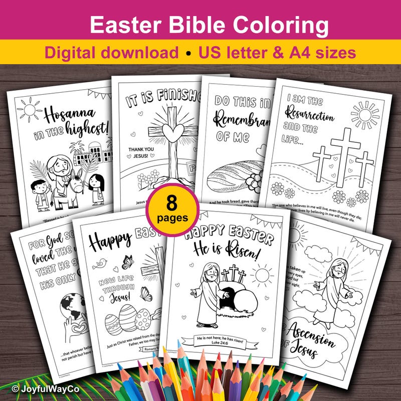 Easter Verse Art Printable - Etsy UK