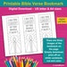 Printable Bible Verse Coloring Bookmark Craft. I Am the Light of the ...
