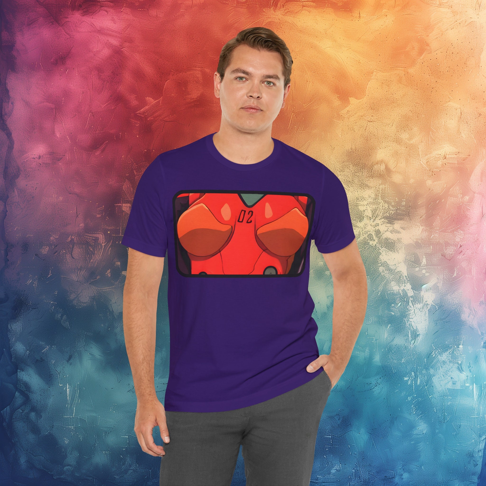 Evangelion Asuka Chest Breast Titties Boobs Japanese Style Anime Design ...