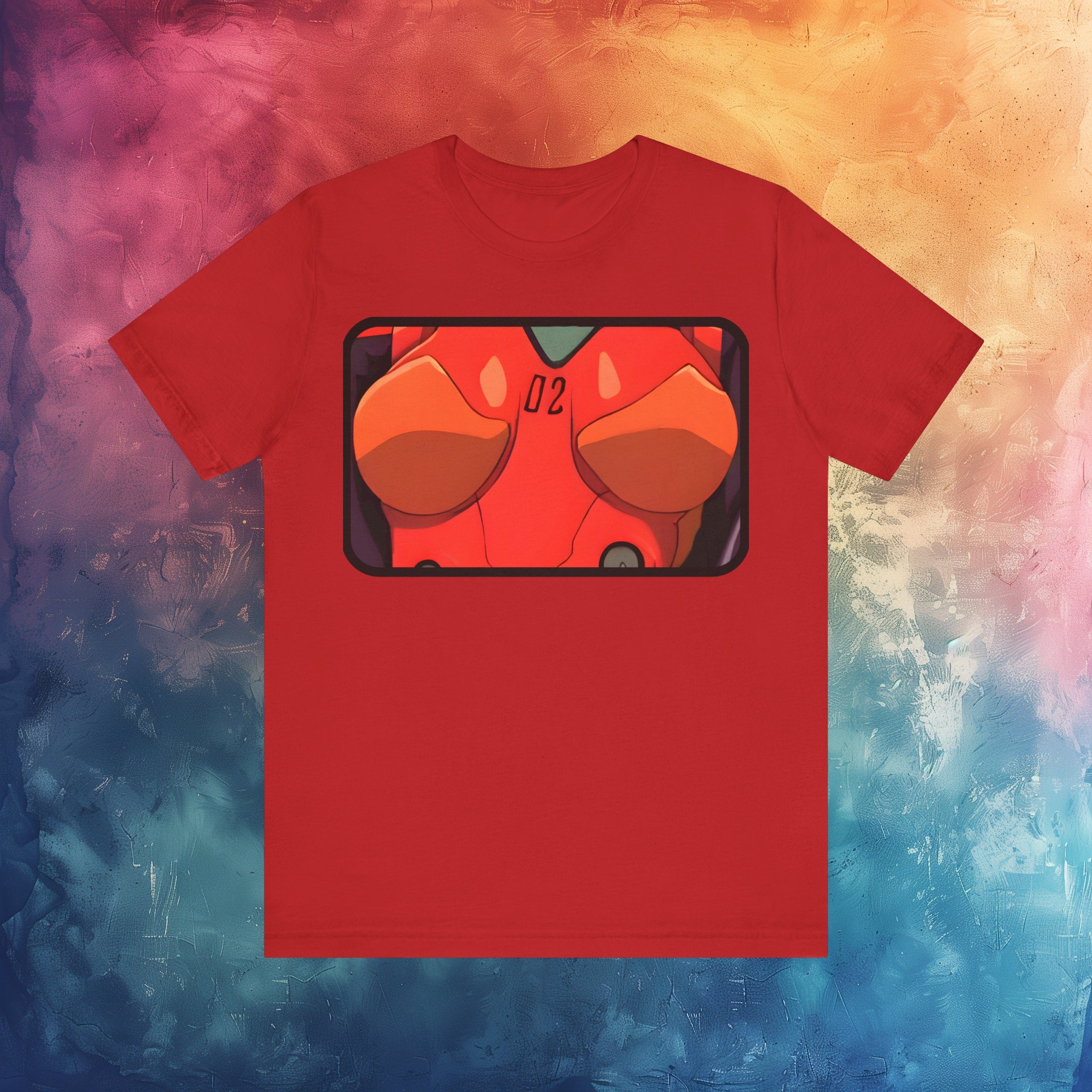 Evangelion Asuka Chest Breast Titties Boobs Japanese Style Anime Design ...