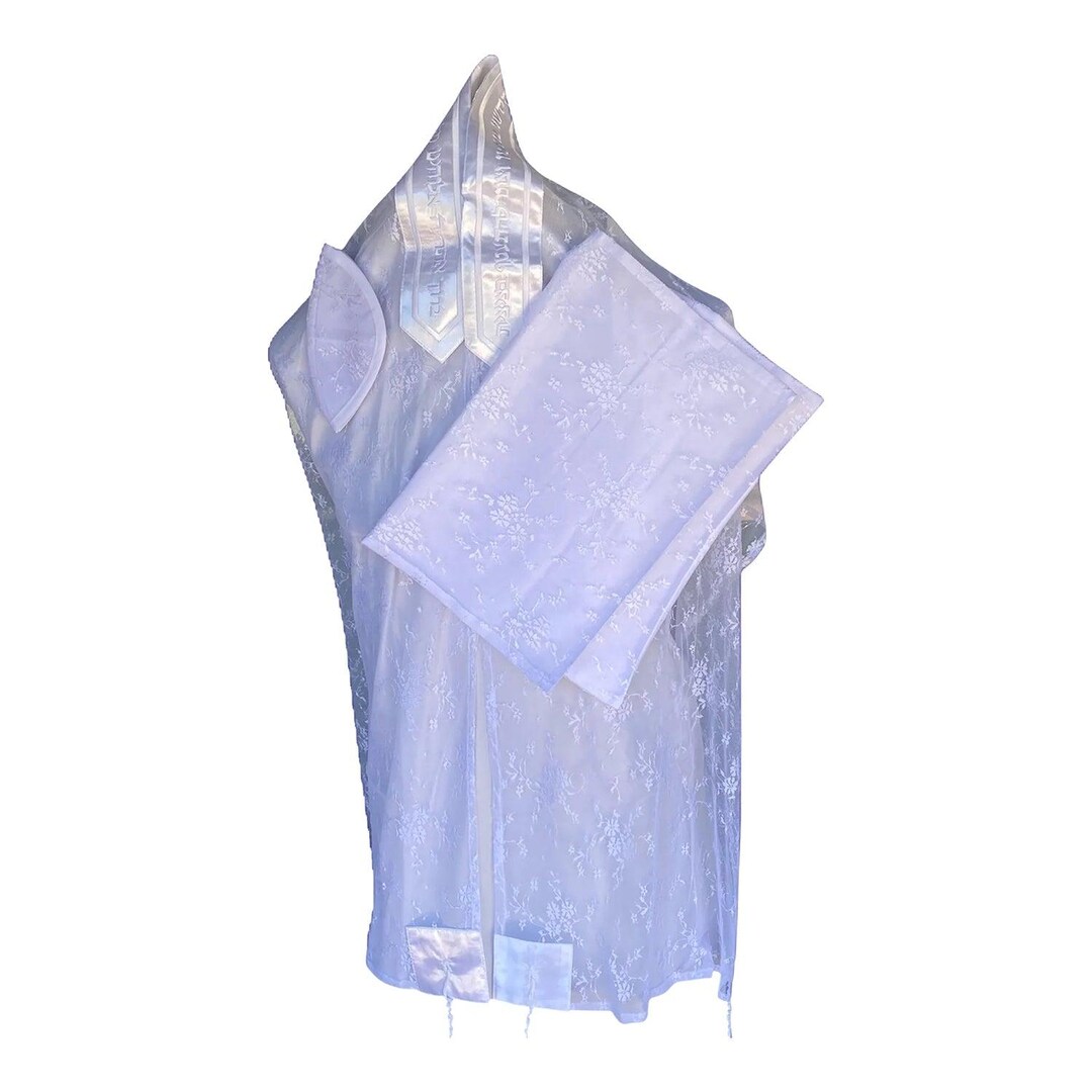 Women's Tallit: Ade-735 White Japanese Lace Tallit - Etsy