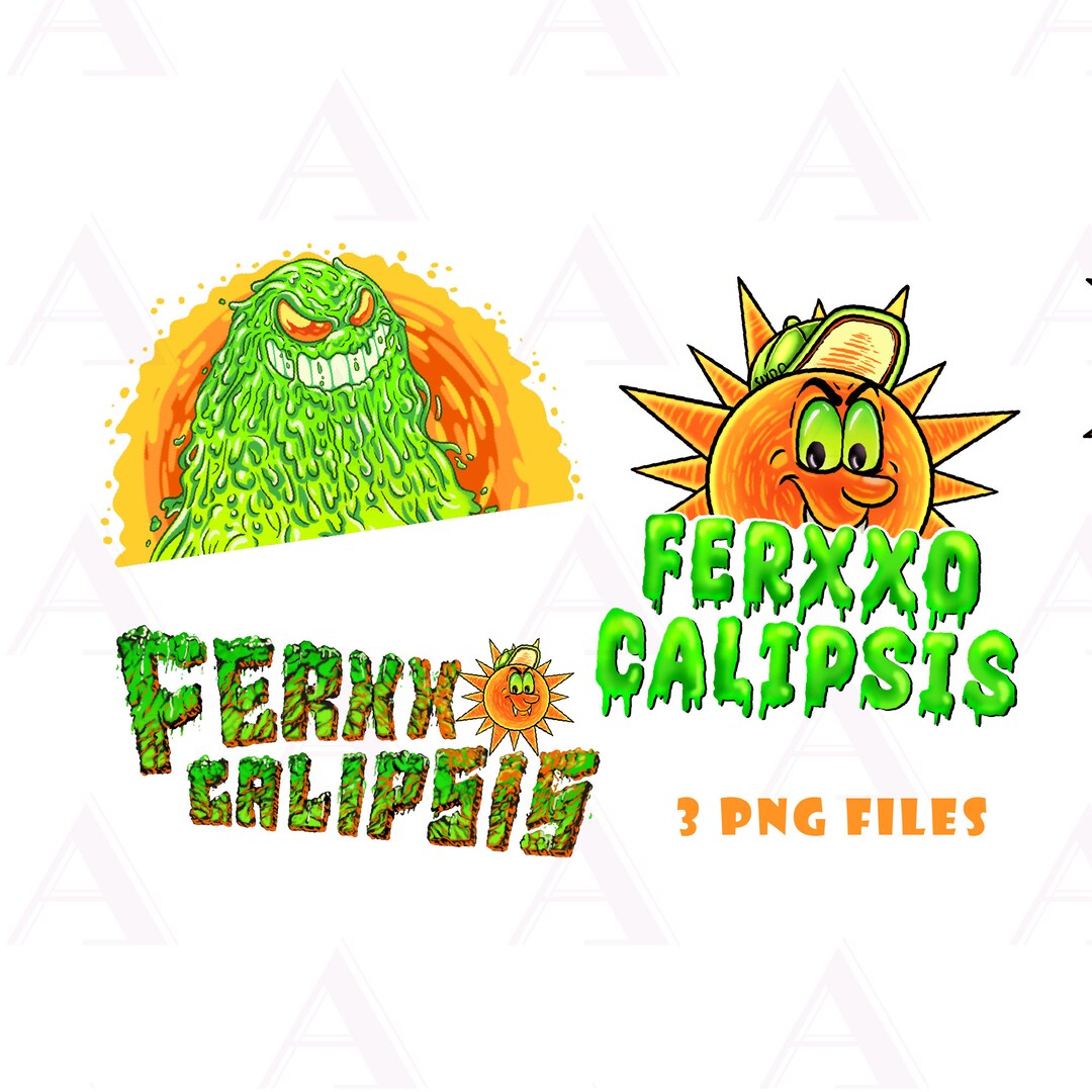 Ferxxocalipsis Bundle PNG, Feid El Ferxxo PNG Clipart, Tour 2024 Crush ...