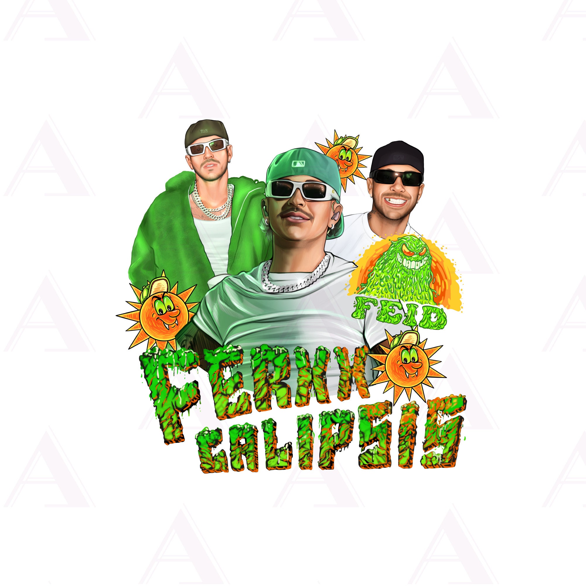 Ferxxocalipsis Bundle PNG, Feid El Ferxxo PNG Clipart, Tour 2024 Crush ...