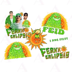 Ferxxocalipsis Bundle PNG, Feid El Ferxxo PNG Clipart, Tour 2024 Crush ...