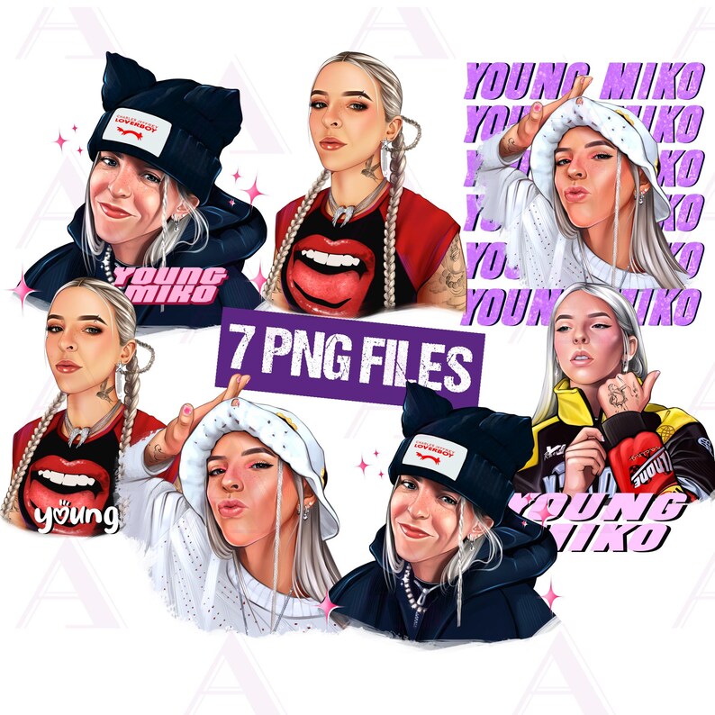 Young Miko PNG, Young Miko Clipart, XOXO Tour 2024 Crush Artwork, Miko ...