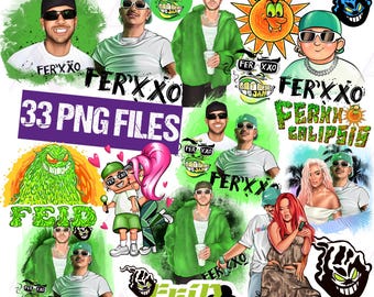 Ferxxocalipsis PNG, Feid El Ferxxo PNG Clipart, Tour 2024 Crush Artwork ...