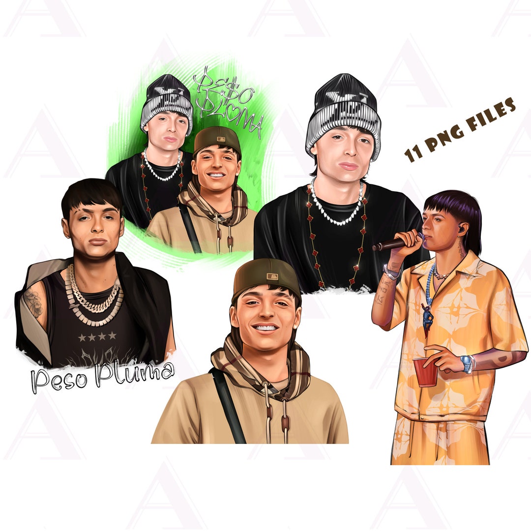 Peso Pluma Bundle PNG, Peso Pluma PNG Clipart, Exodo Tour 2024 Crush ...