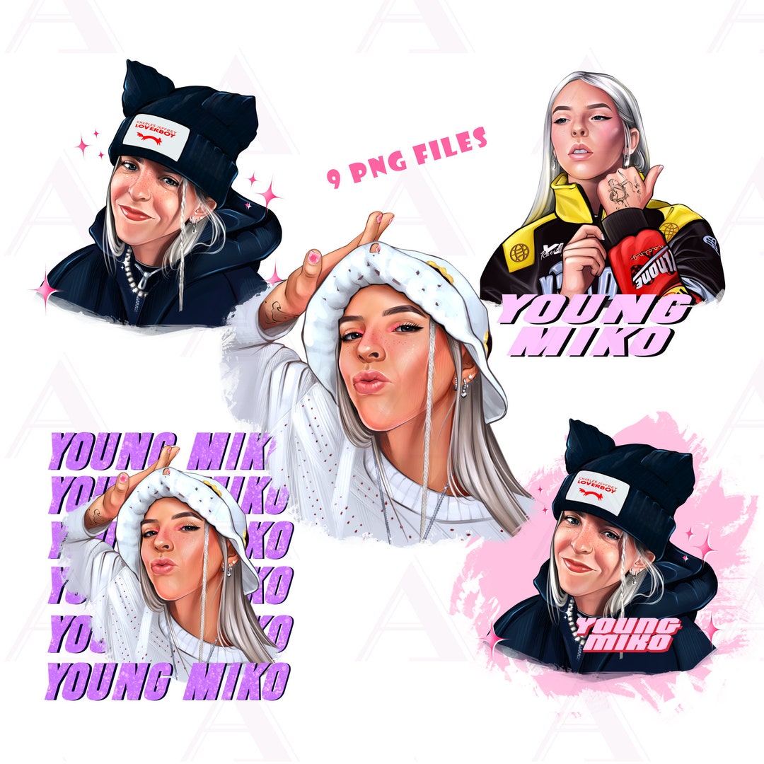 Young Miko PNG Clipart, Miko Crush Artwork, XOXO Tour 2024 Merch, Young ...