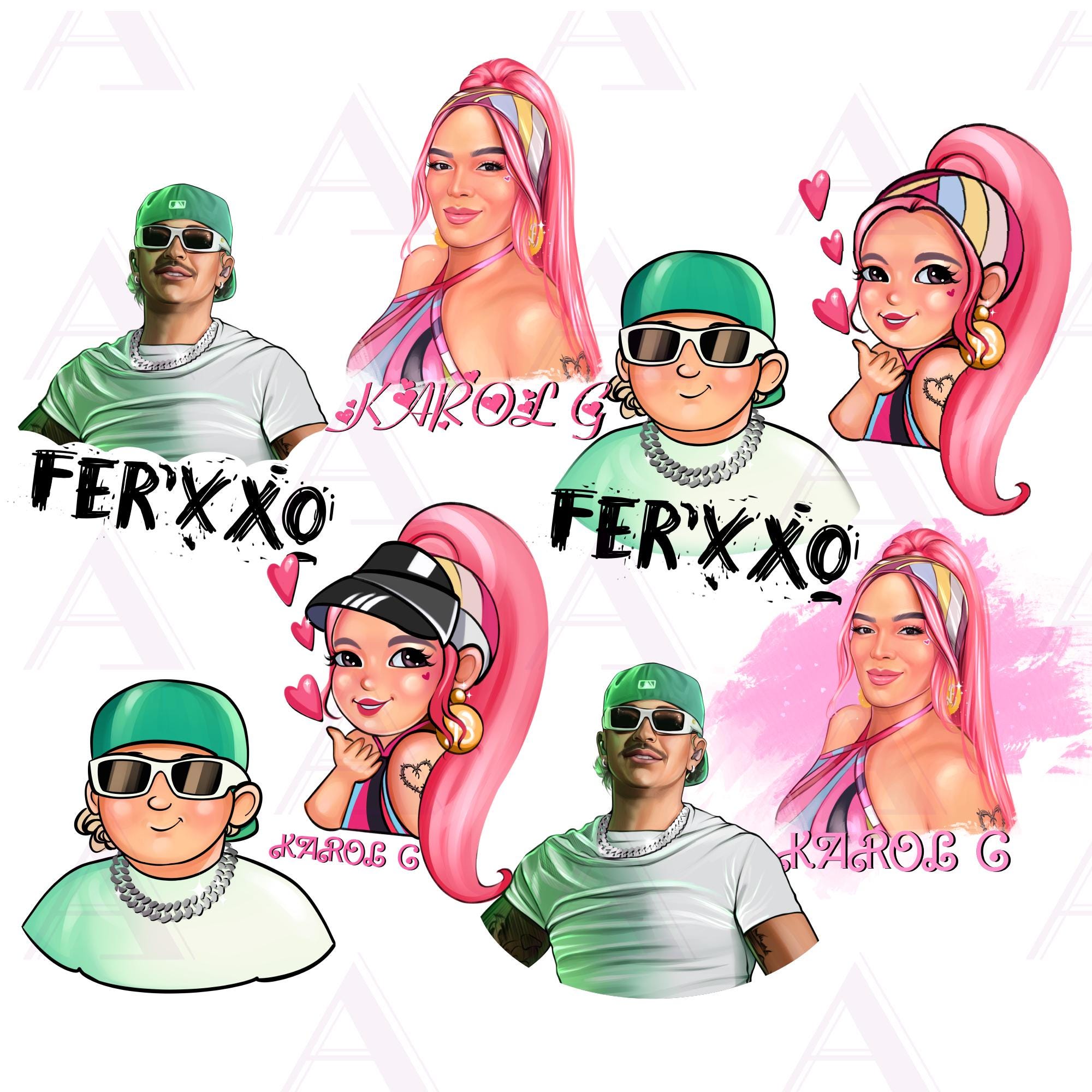 Ferxxocalipsis Karol G PNG, Feid El Ferxxo Clipart, Tour 2024 Crush ...