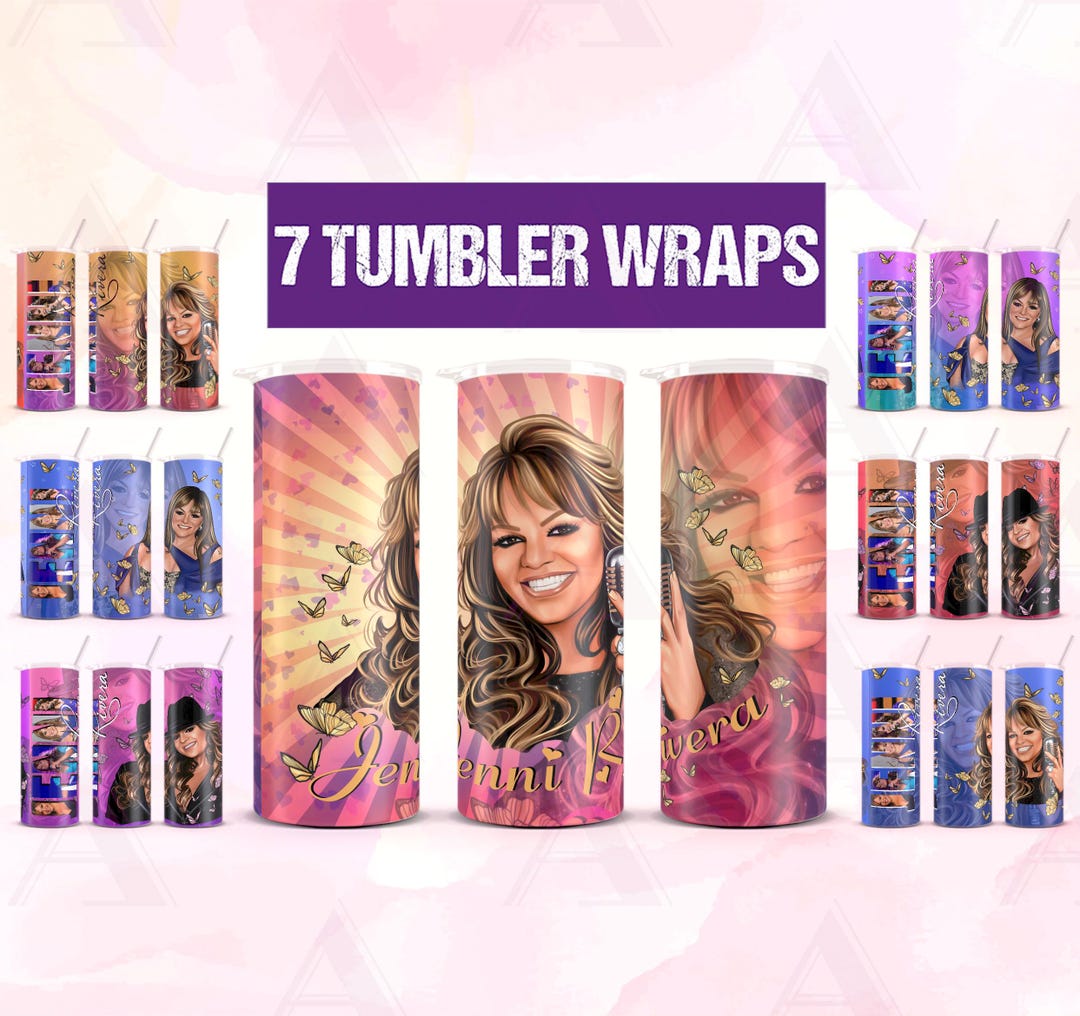 Jenni Rivera Tumbler Wrap JPEG, Rivera Crush Artwork, Jenni 20 Oz Tumbler Sublimation, Jenni ...