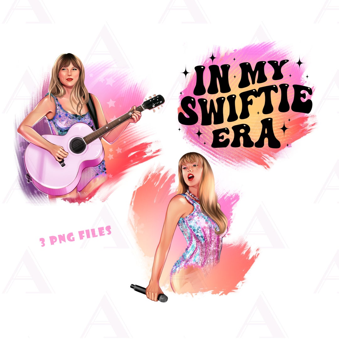 In My Swiftie Era PNG Clipart, Crush Artwork, Taylor Digital Illustration, Eras Tour Stickers ...