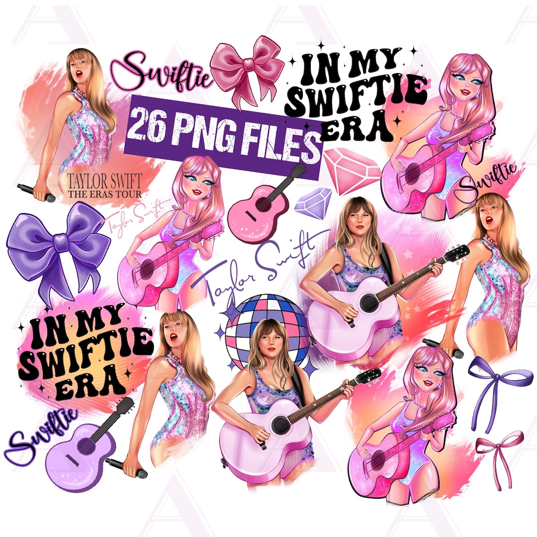 In My Swiftie Era PNG Clipart, Taylor Digital Illustration, Eras Tour ...