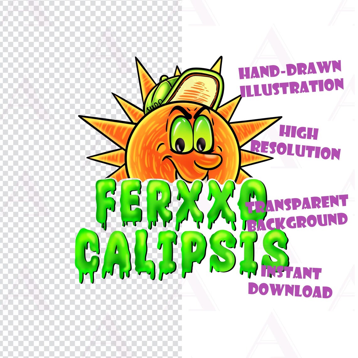 Ferxxocalipsis Bundle PNG, Feid El Ferxxo PNG Clipart, Tour 2024 Crush ...