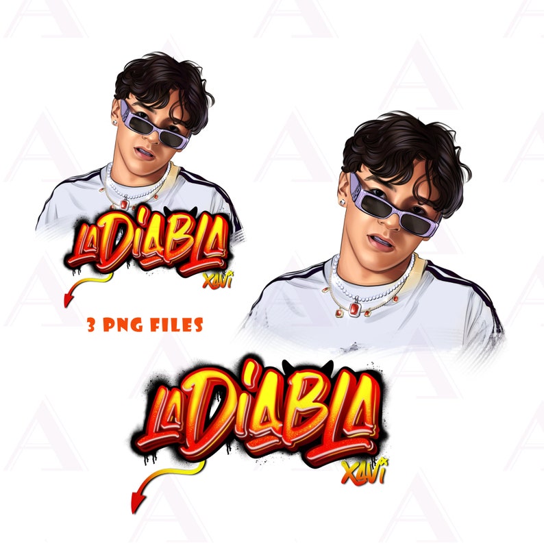 Xavi La Diabla PNG Clipart, Xavier Crush Artwork, Poco a Poco Tour 2024 ...