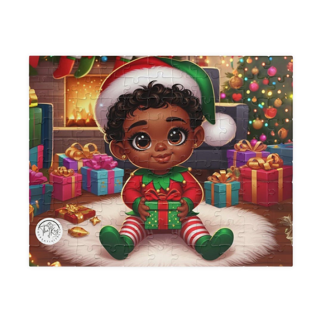 Children's Christmas Elf Puzzle 110, 252 Piece, Holiday Gift, Holiday ...