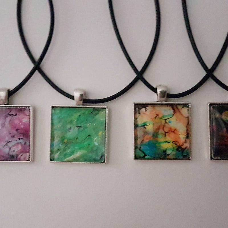 Square Pendant - Etsy