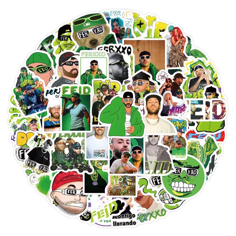 FEID FERXXO 60 Sticker Pack, Feid Merch, Ferxxocalipsis, Feid Gift ...