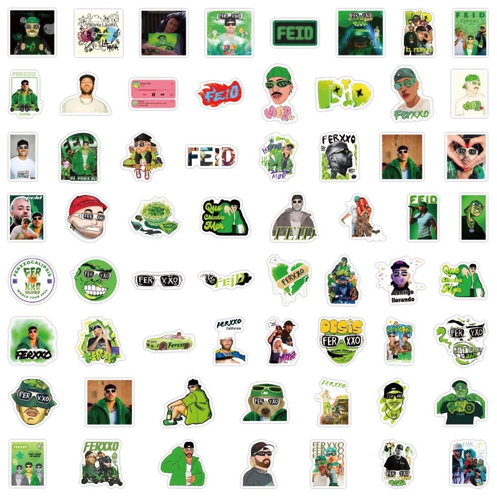 FEID FERXXO 60 Sticker Pack, Feid Merch, Ferxxocalipsis, Feid Gift ...