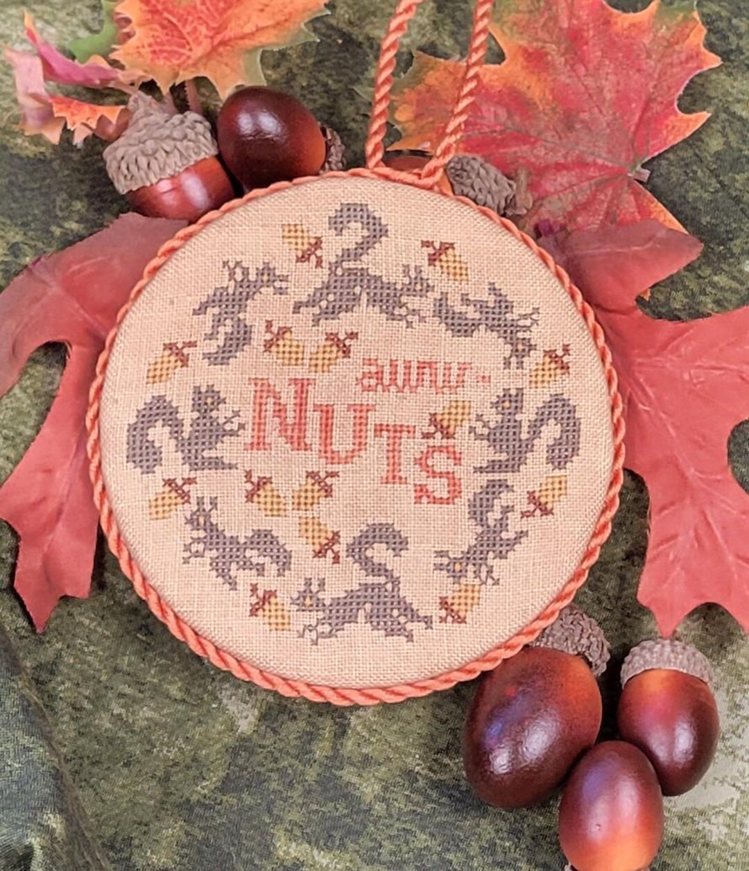Aww Nuts! Squirrels Cross Stitch Pattern (PDF Pattern) - Etsy