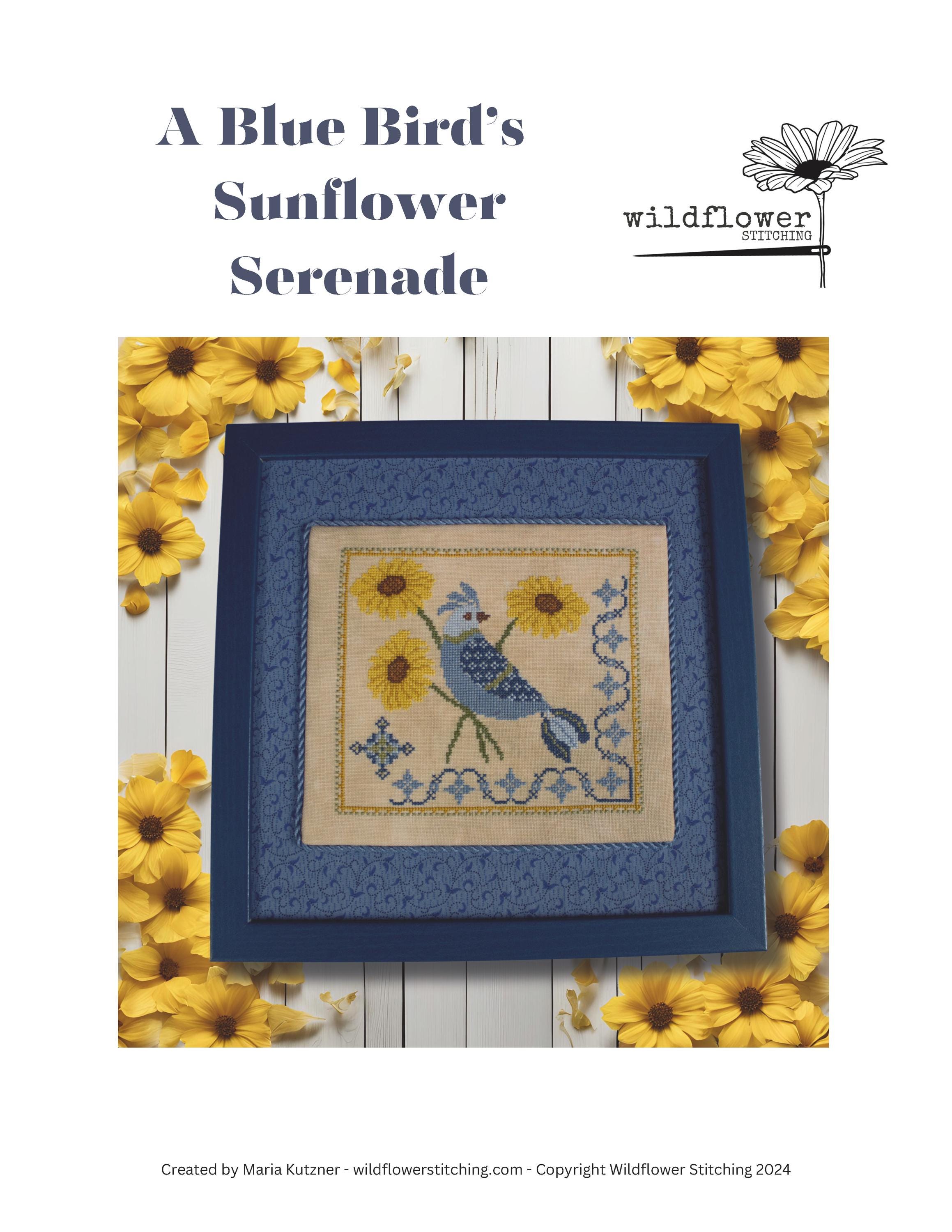 A Bluebird's Sunflower Serenade - Etsy