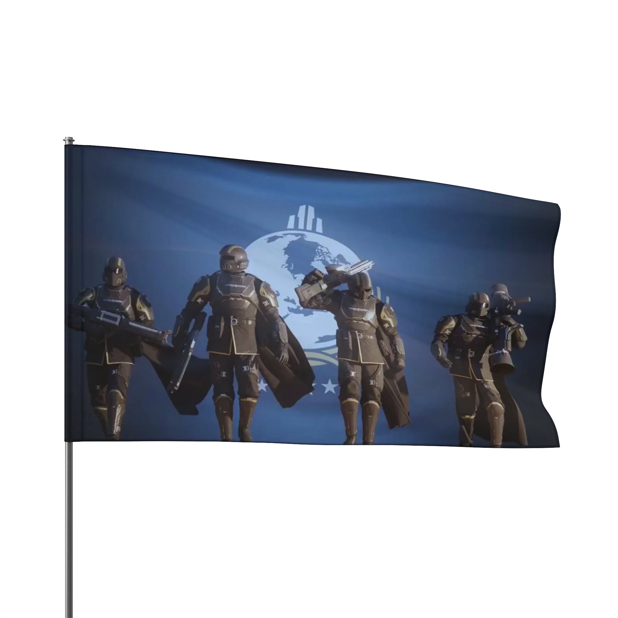 Helldivers 2 Flag, House Banner, Wall Flag, Video Game Decor, Video ...