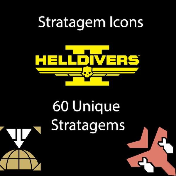 Helldivers Stratagems - Etsy