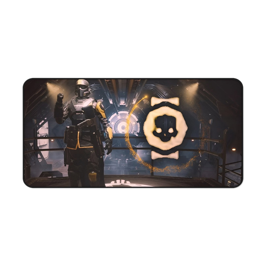 Helldivers 2 Gaming Desk Pad, Helldiver Medal, Desk Mat Game Mouse Pad ...