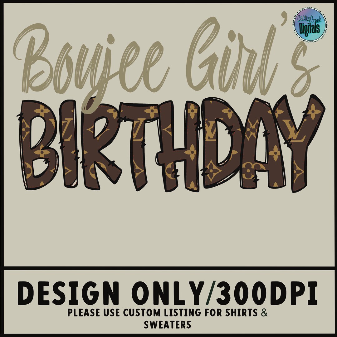 Boujee Girls Birthday Mama Boujee Design Png Sublimation Dtf for Your ...