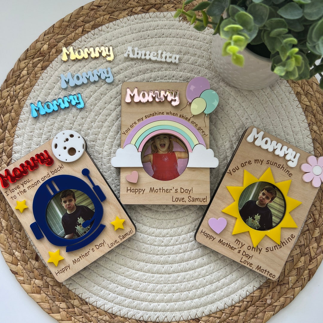 Mother's Day Fridge Photo Magnet Gift, Mother's Day Gift, Gift for Mom, Gift for Grandma ...