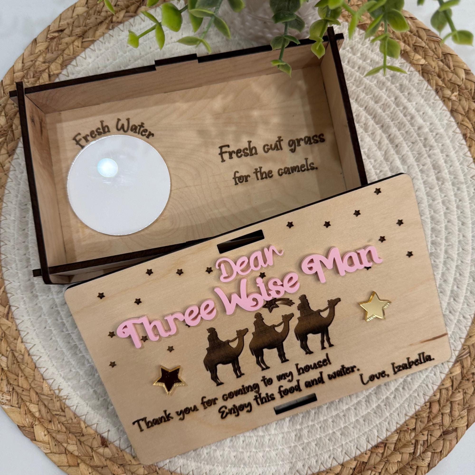 Custom Three Wise Man Tray, Three Wise Man Box, Three Wise Man Day ...