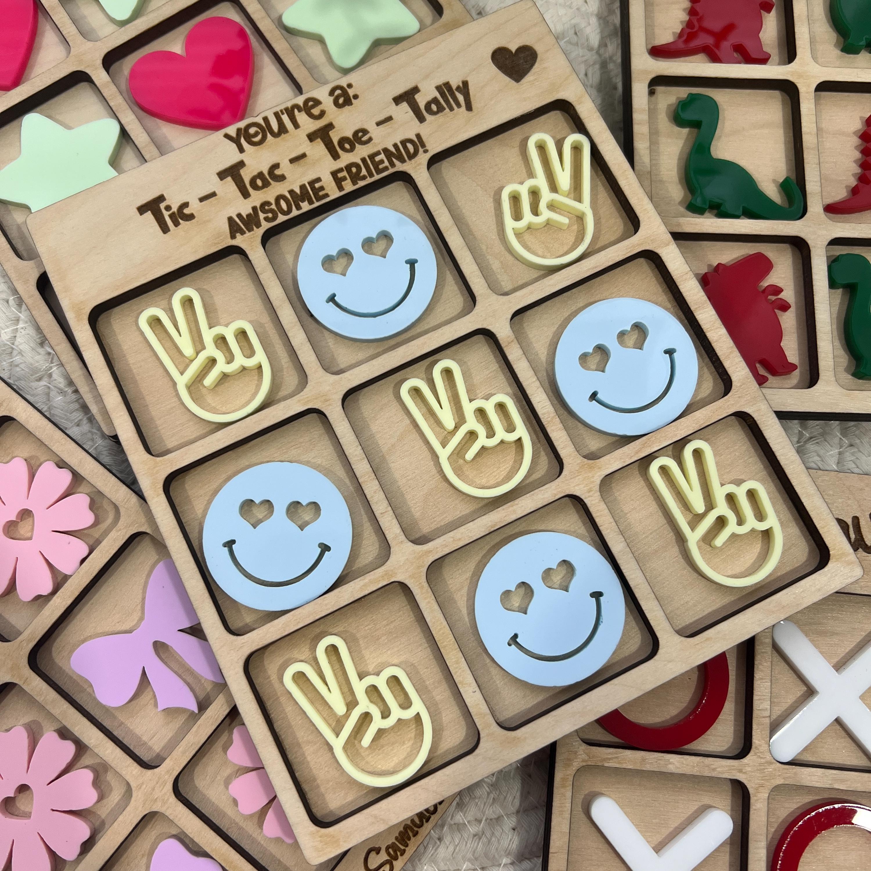 Tic Tac Toe Valentine's Day Game Boards, Tic Tac Toe Valentine's Day ...