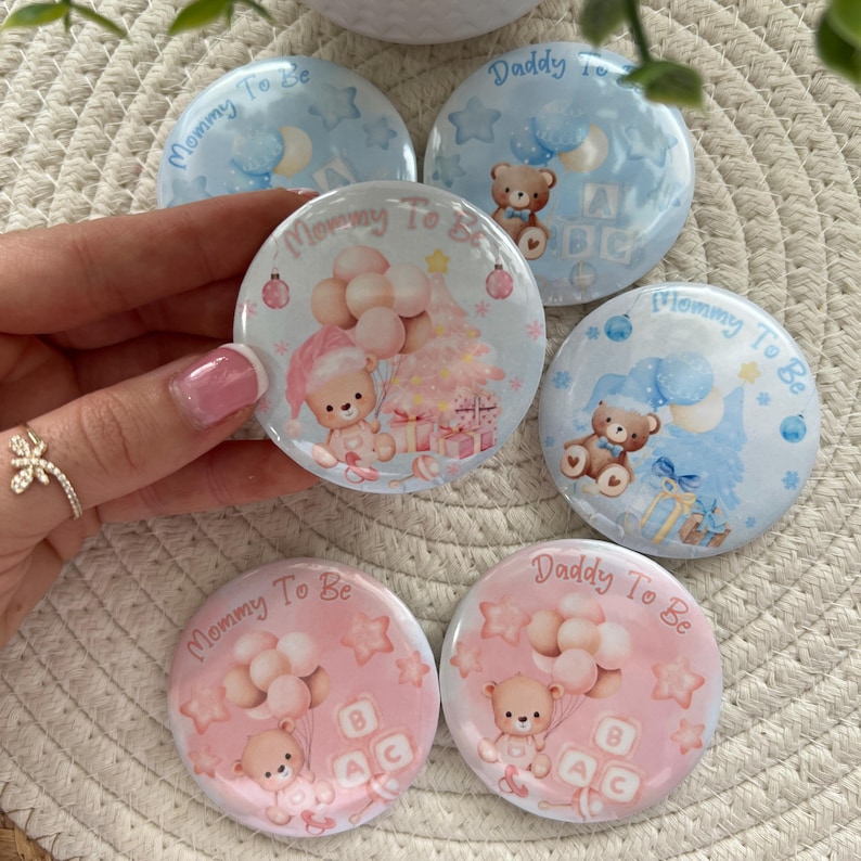 Baby Shower Pin Button Custom , Mommy to Be Baby Shower Pin Button ...