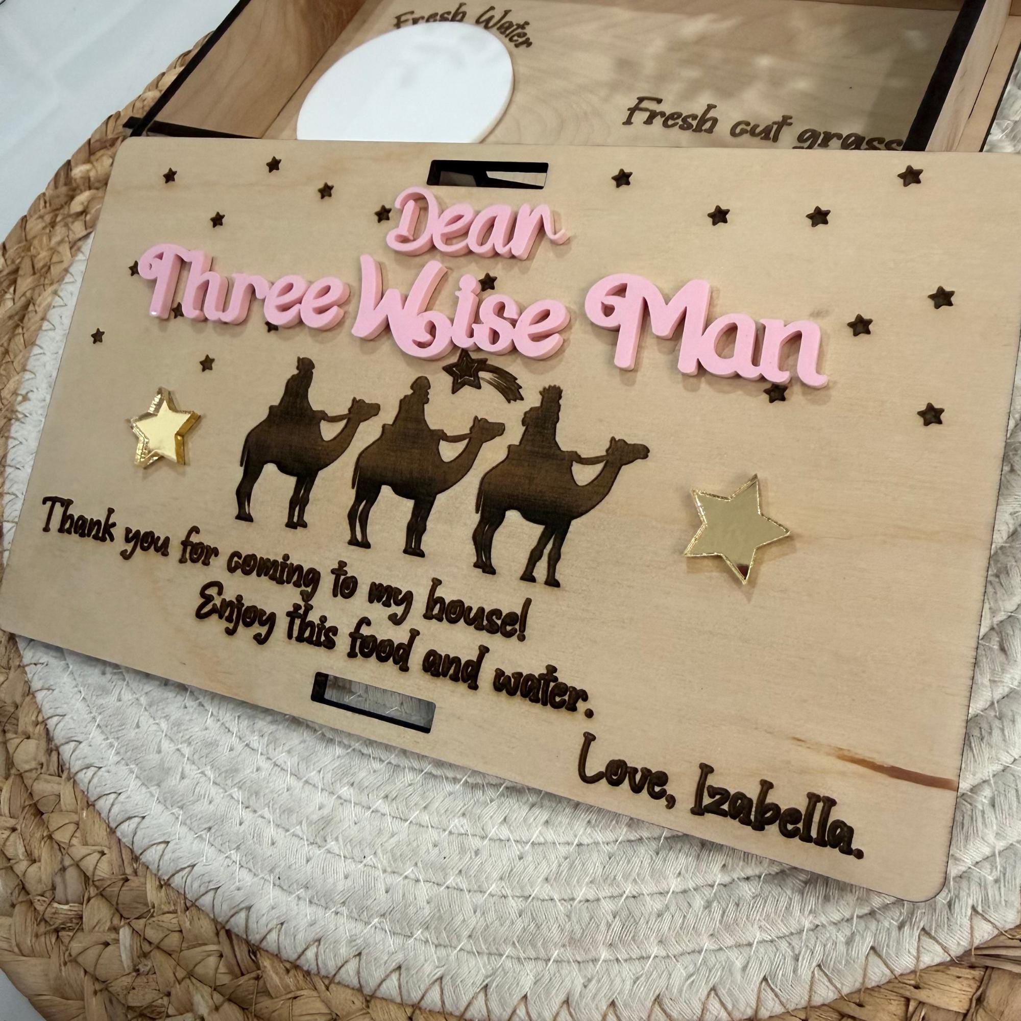Custom Three Wise Man Tray, Three Wise Man Box, Three Wise Man Day ...