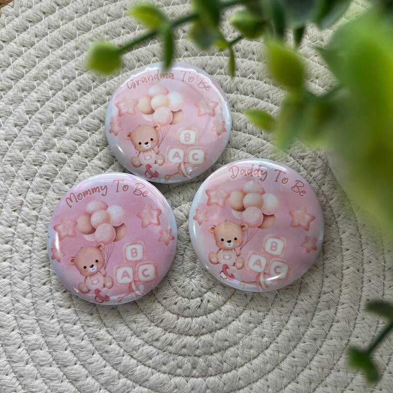 Baby Shower Pin Button Custom , Mommy to Be Baby Shower Pin Button ...